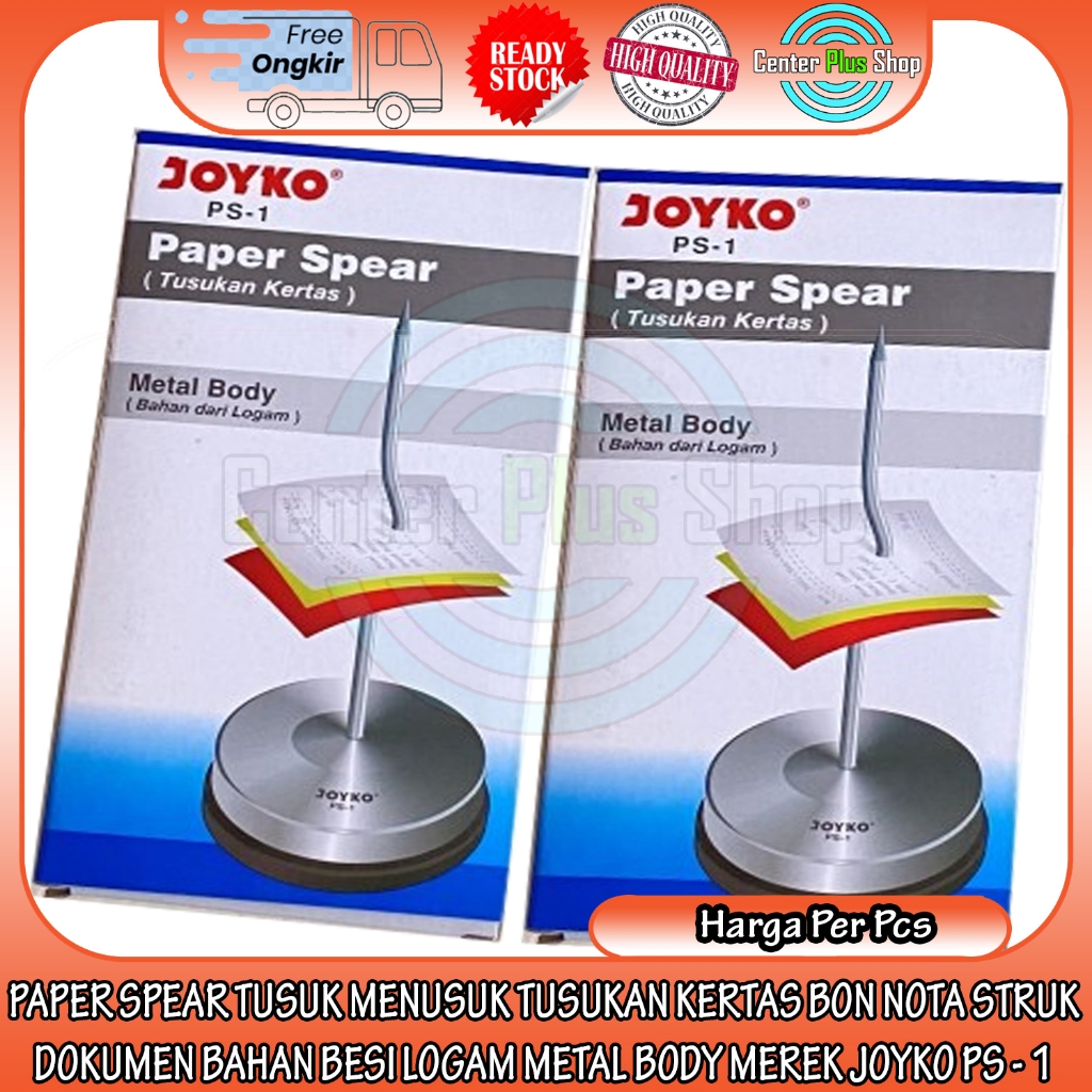 Jual Joyko Ps1 Paper Spear Tusuk Nota Penata Bon Coblosan Struk Belanja ...