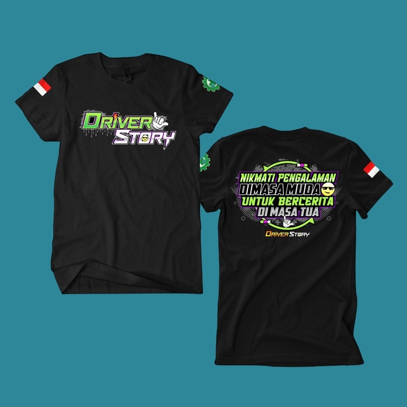 Jual Kaos Driver Story Nikmati Pengalaman Di Masa Muda | Kaos Driver ...