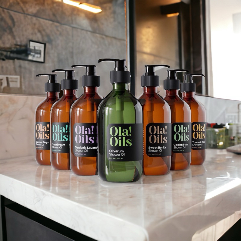 Jual Shower Oil Ola!Oils Sweet Bonita | Olivarum | Sage Dream | Golden ...