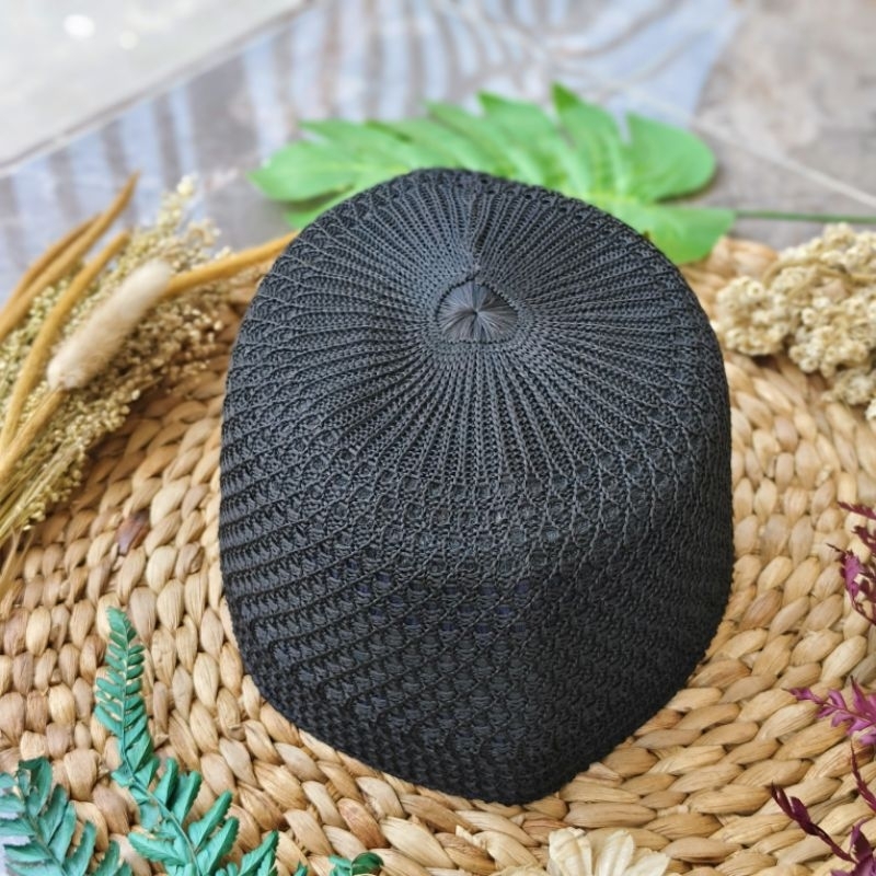 Jual Peci Rajut Oval Songkok Kopiah Kopyah / Oleh-oleh Haji dan Umroh ...
