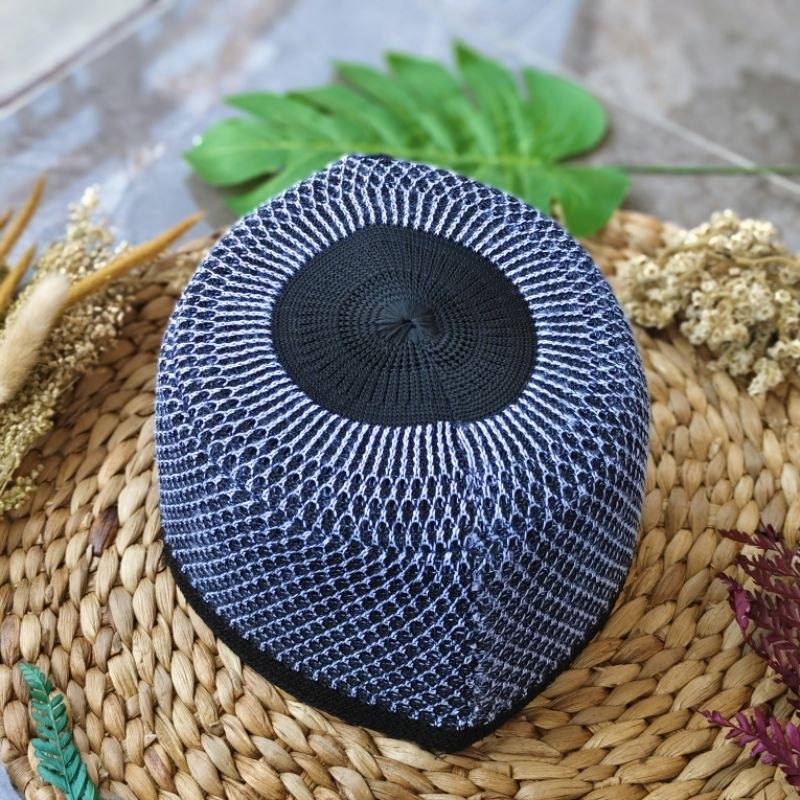Jual Peci Rajut Oval Songkok Kopiah Kopyah / Oleh-oleh Haji dan Umroh ...