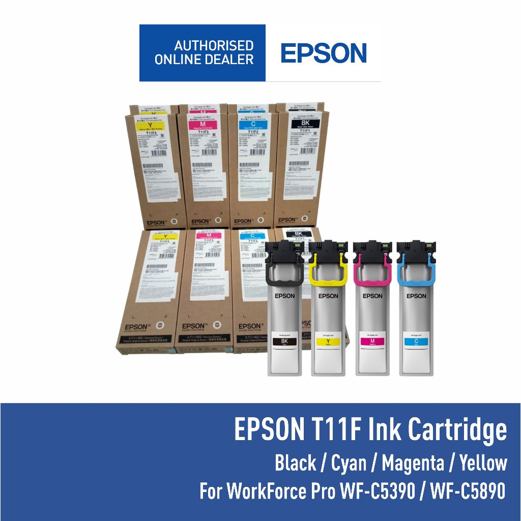 Jual Tinta Cartridge Epson T11F Standard Ink Epson WF C5390 C5890 ...