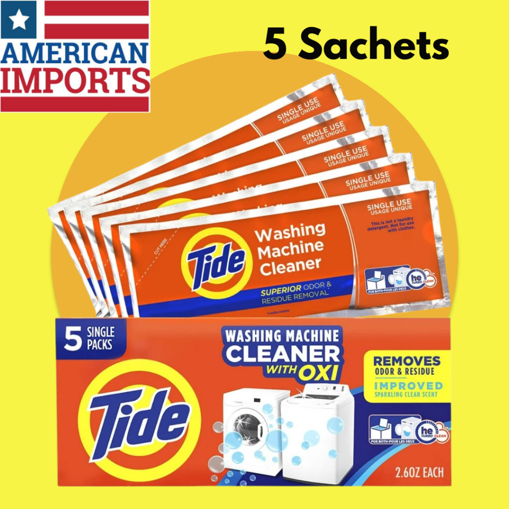 Jual [ORI USA] Tide Washing Machine Cleaner - 1 Sachet 75g | Shopee ...