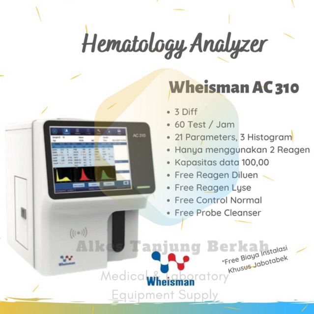 Jual Hematology analyzer Wheisman AC 310 | Shopee Indonesia
