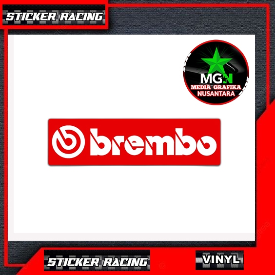 Jual Stiker Brembo Panjang 10cm Sticker Vinyl Laminasi Glossy / sticker ...