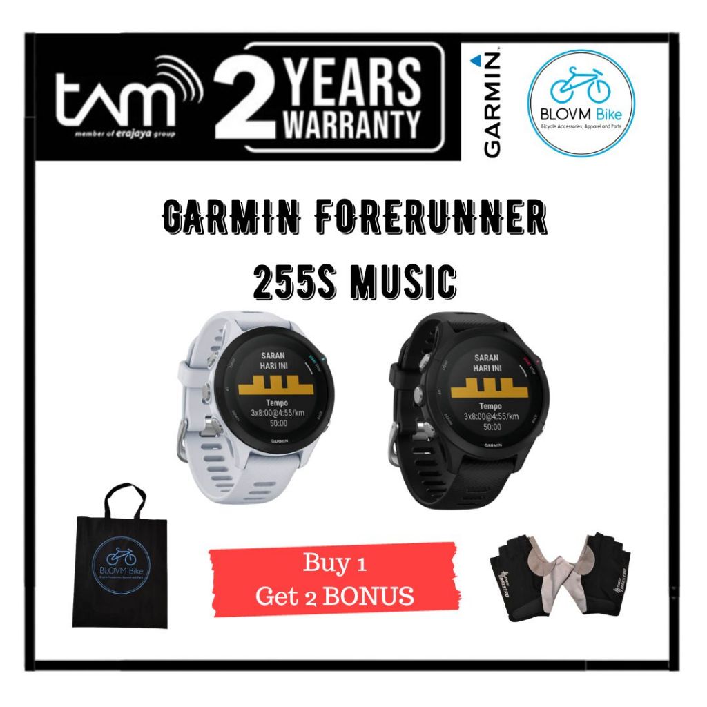 Jual Garmin Forerunner 255S Music GPS Garansi Resmi TAM Running Watch ...