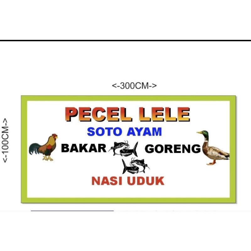 Jual spanduk pecel lele | Shopee Indonesia