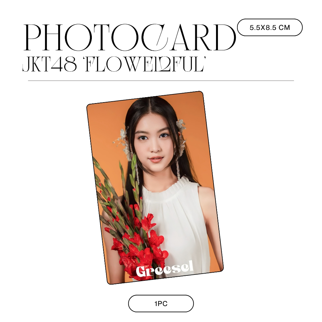 Jual PHOTOCARD JKT48 FLOWE12FUL (HARGA 1 PCS + LAMINASI 2 SISI) JPOP CARDS IDOL UNOFFICIAL ADEL ...