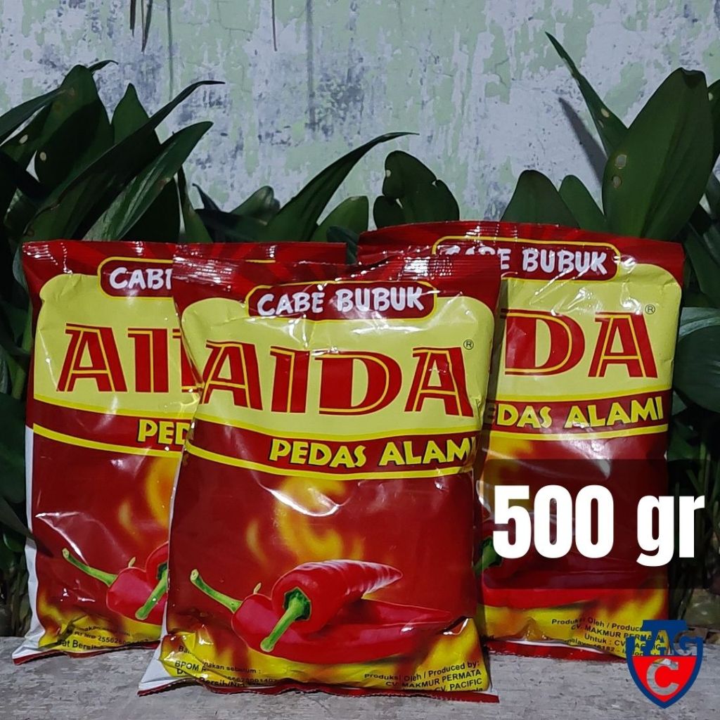 Jual Cabe Bubuk Aida 500gram Cabe Tabur Cabe Giling Cabe Kasar Pedas ...
