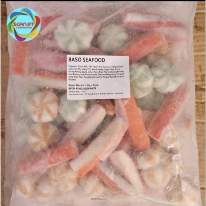 Jual Aneka Baso Seafood Mix | Steamboat Cedea 1 kg | Shopee Indonesia