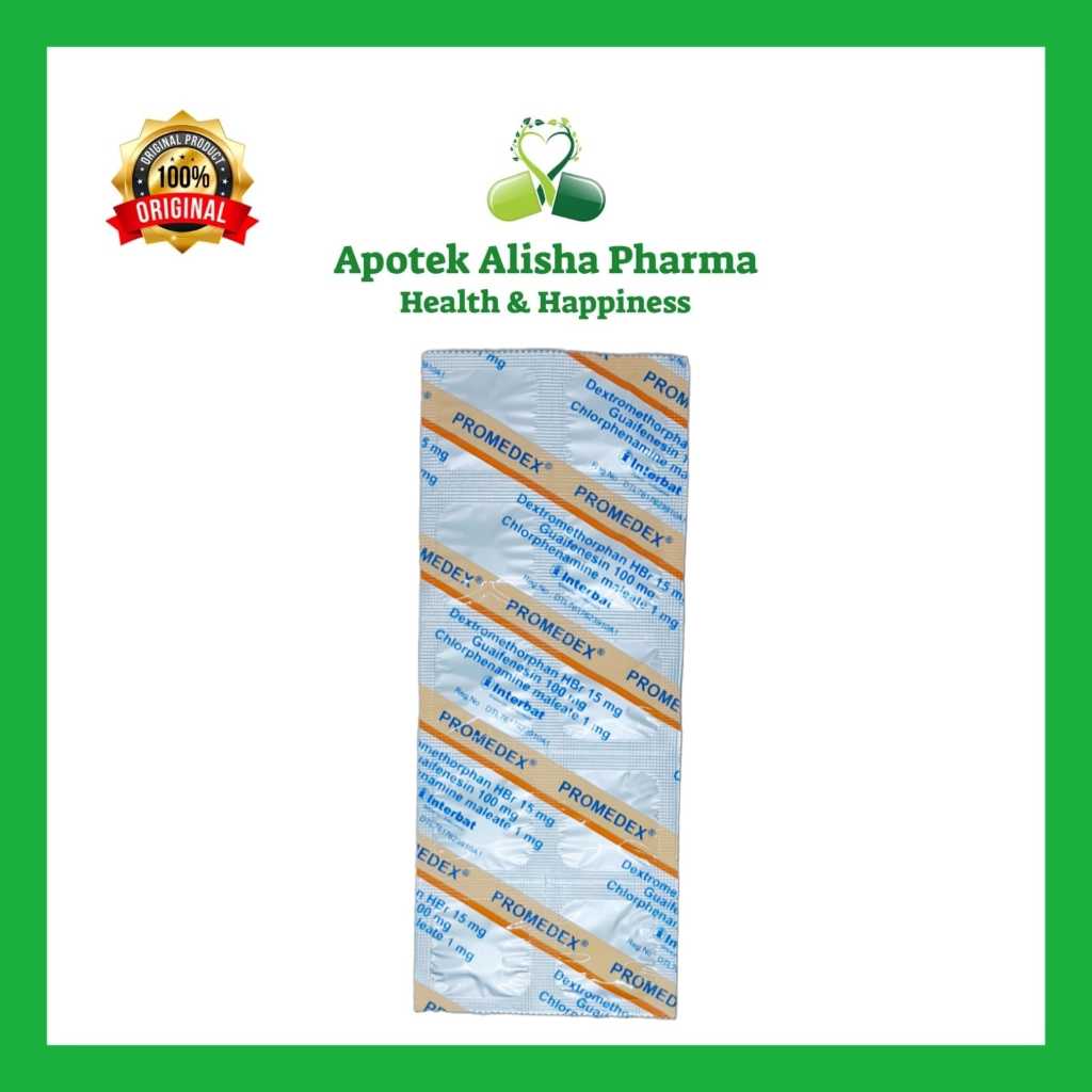 Jual Promedex Tablet (Strip 10tablet) - Promedec Tablet Obat Batuk ...