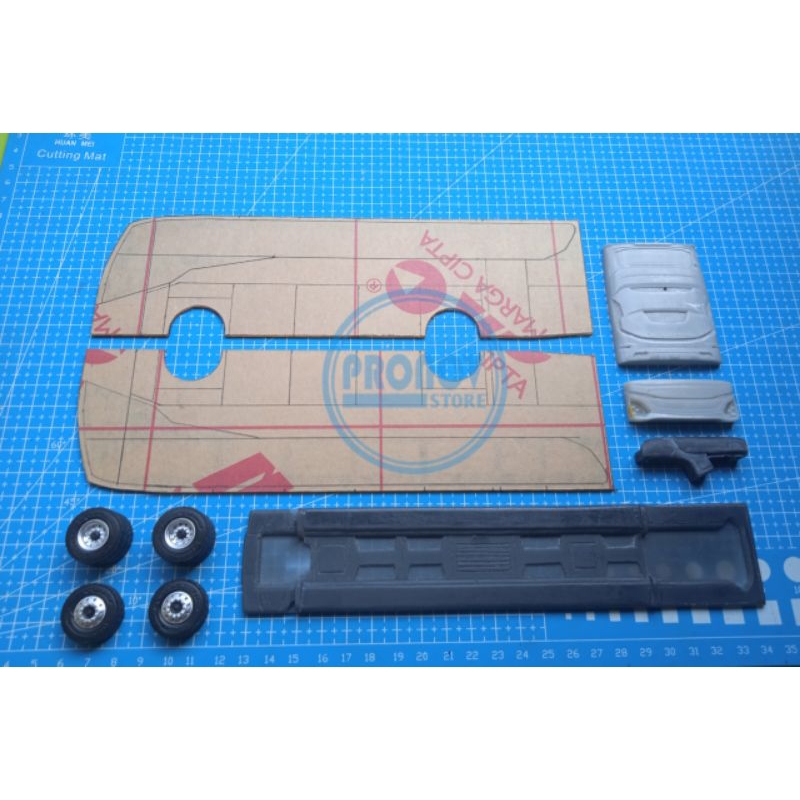 Jual Face + Back Jetbus5 . Body Single Glass Skala 1/50 Miniatur Bus ...