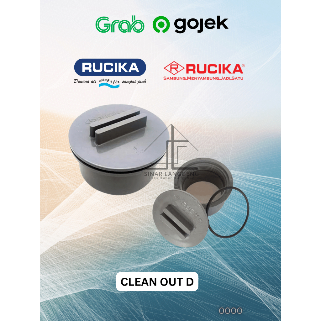 Jual CLEAN OUT PVC D 3" RUCIKA / CO 3 inchi RCK / TUTUP PIPA / TUTUP ...