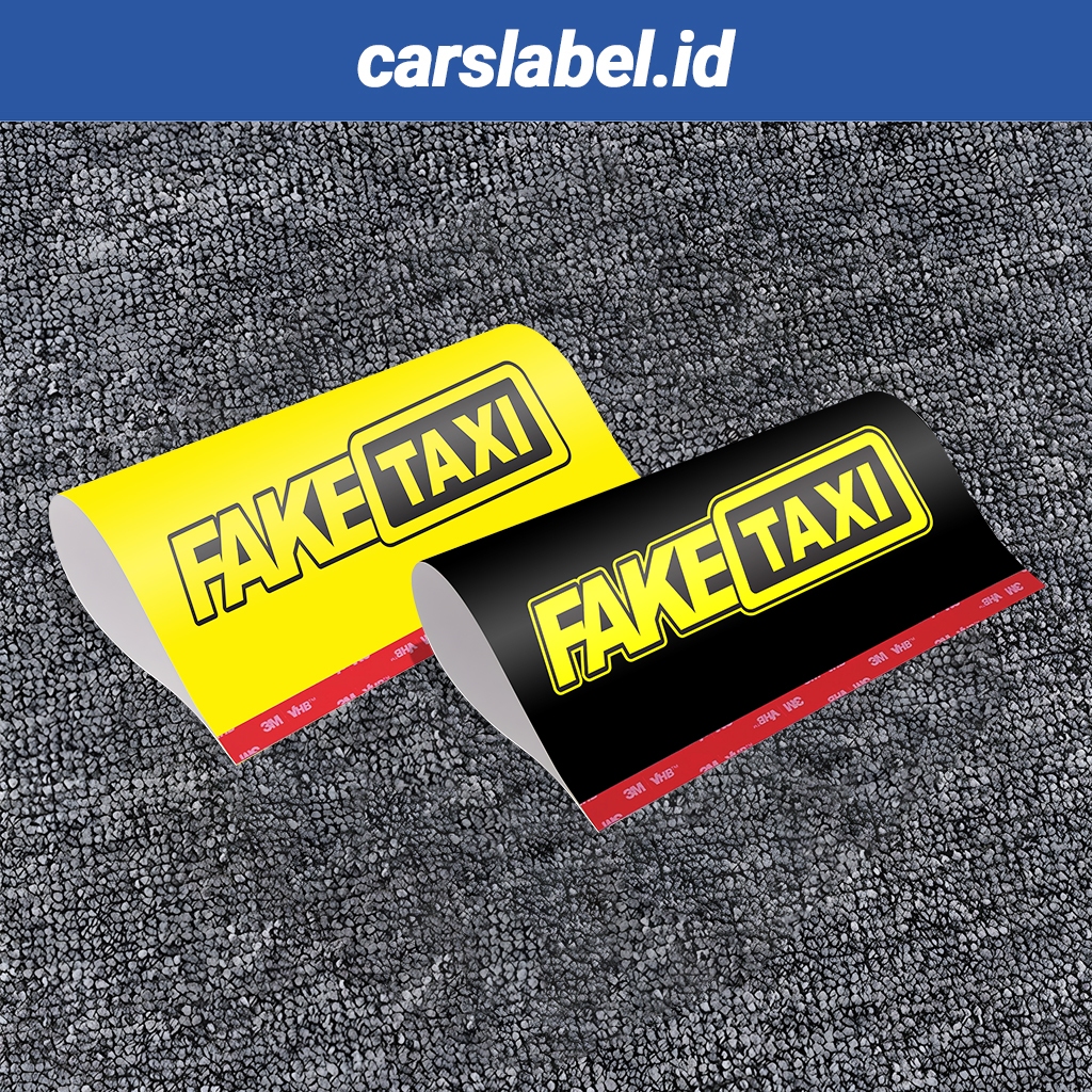 Jual FAKE TAXI - Label Tag Mobil - Variasi Penutup Pintu Bagasi ...
