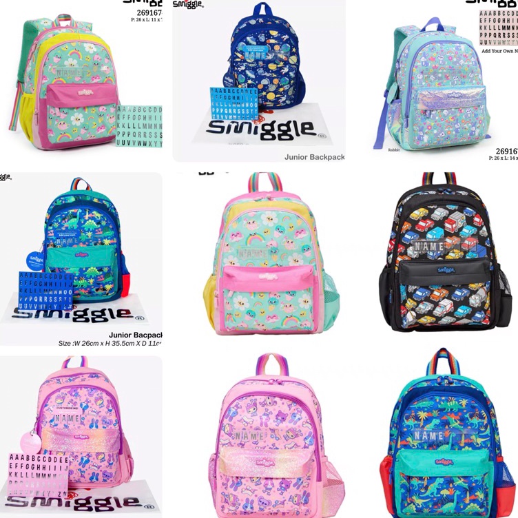 Jual Harga Murah SMIGGLE JUNIOR ID BACKPACKS TK SERIES ABJAN BiSA KASIH ...
