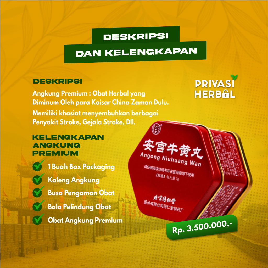 Jual Angkung Premium OBAT STROKE CINA ORIGINAL | Shopee Indonesia