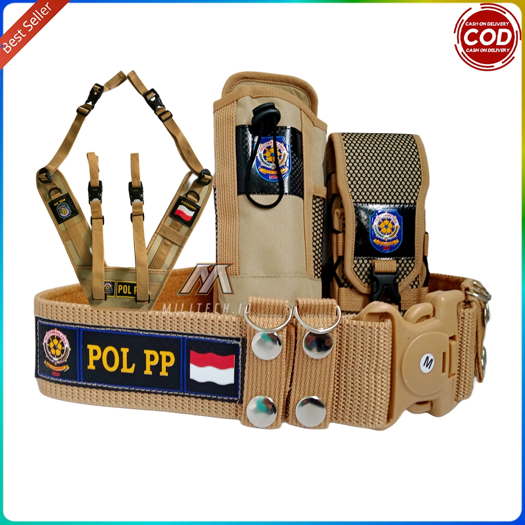 Jual Kopel Pol Pp 1 Set 4 Item Lengkap Tactical Cream Terbaru | Shopee ...