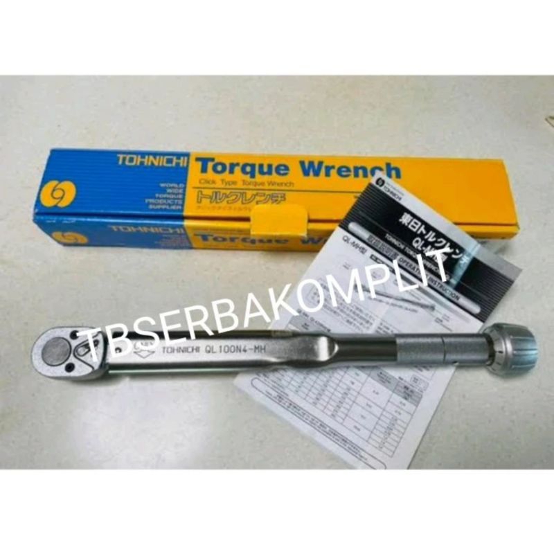 Jual TOHNICHI QL-MH Ratchet Adjustable Torque Wrench Drive 3/8" QL25N-MH 5-25 NM QL50N-MH 10-50 ...