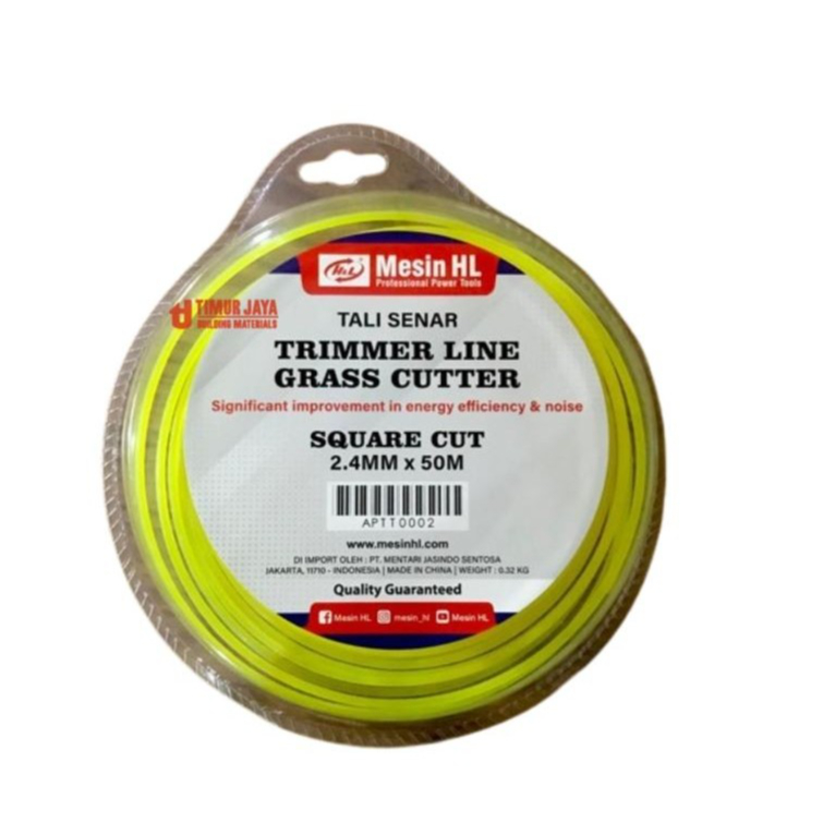 Jual HL Trimmer Line 50 m Tali Senar Nylon Cutter Mesin Potong Rumput ...