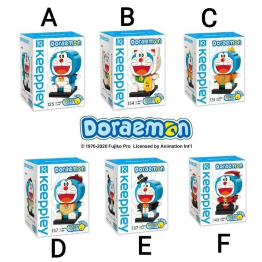 Jual KEEPPLEY DORAEMON Gentleman Building Blocks Figure | Shopee Indonesia