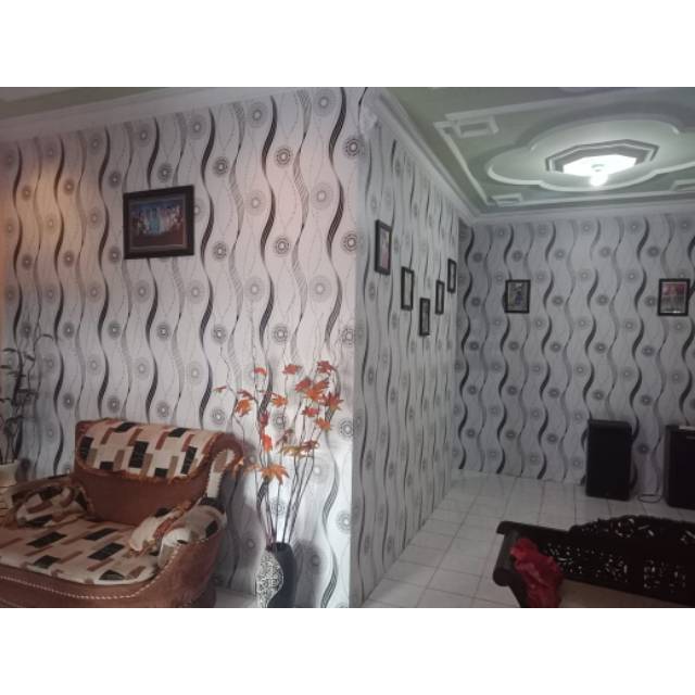 Jual Wallpaper terlaris 3 roll muat 1 kilo, motif 3 dimensi polkadot ... Jual Wallpaper terlaris 3 roll muat 1 kilo, motif 3 dimensi polkadot ...