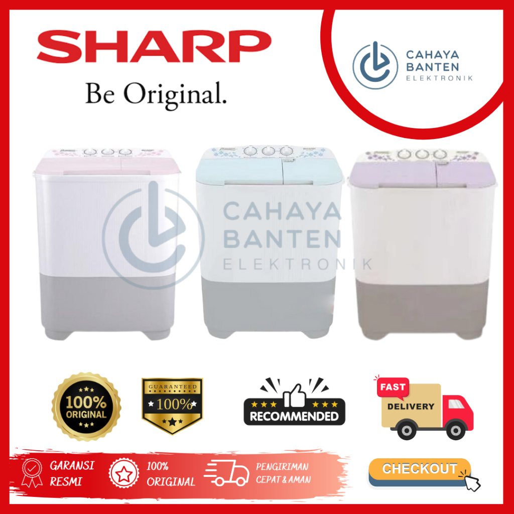 Jual MESIN CUCI SHARP 70MW 2 TABUNG SERANG CILEGON | Shopee Indonesia