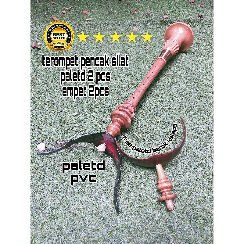Jual terompet pencak silat free paletd batok kelapa dan empet 2pcs ...
