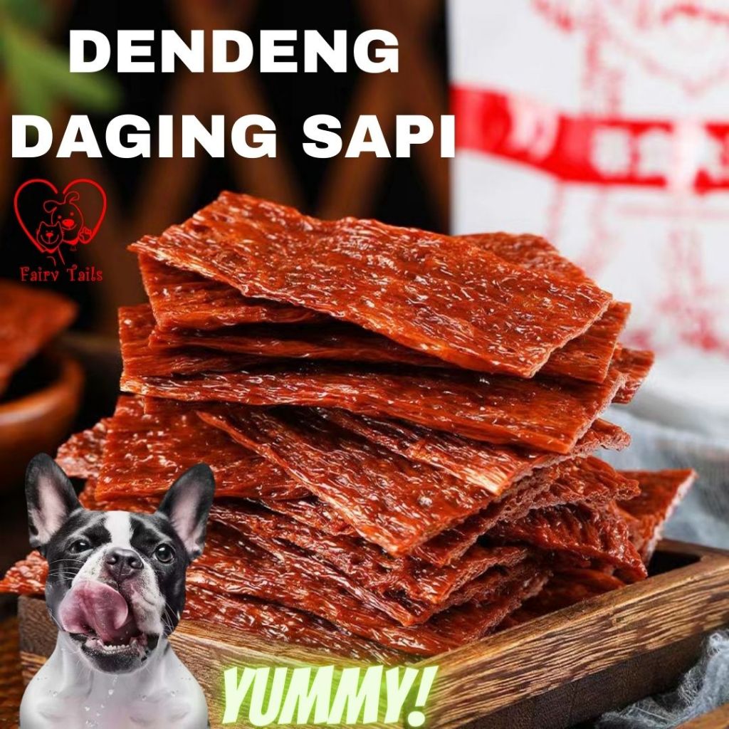Jual [Premium] Dendeng Daging Sapi Cemilan Sehat Untuk Anjing Anabul ...