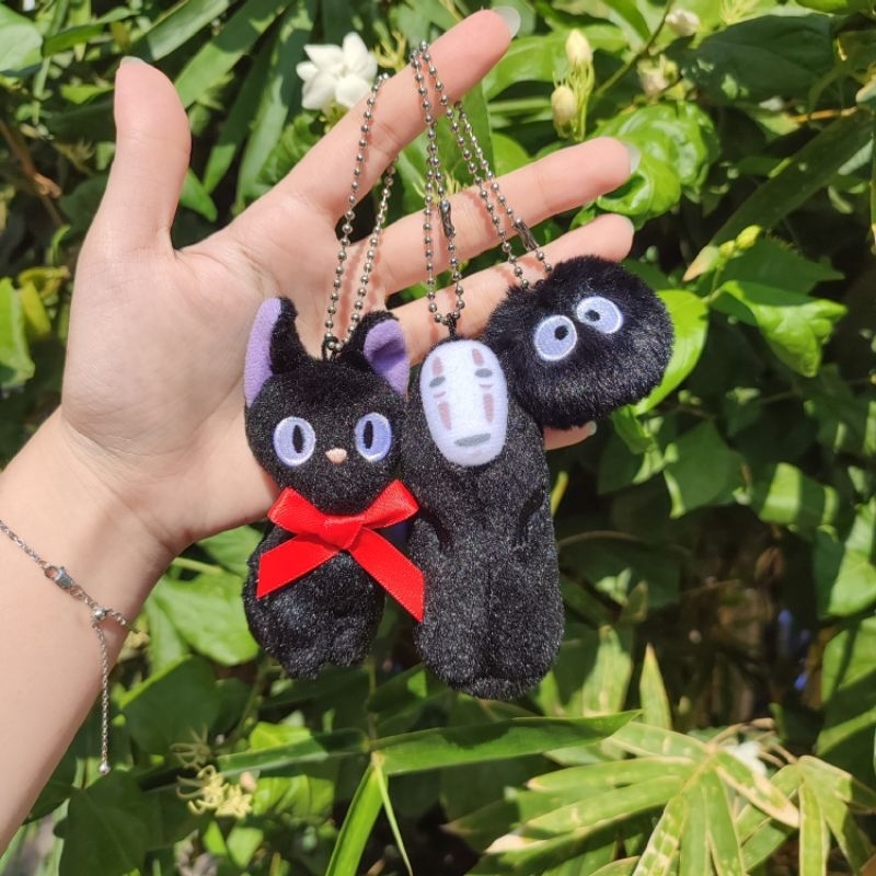 Jual SUN ARROW Gantungan Kunci Boneka Kaonashi Dust Jiji Cat - Kiki's ...