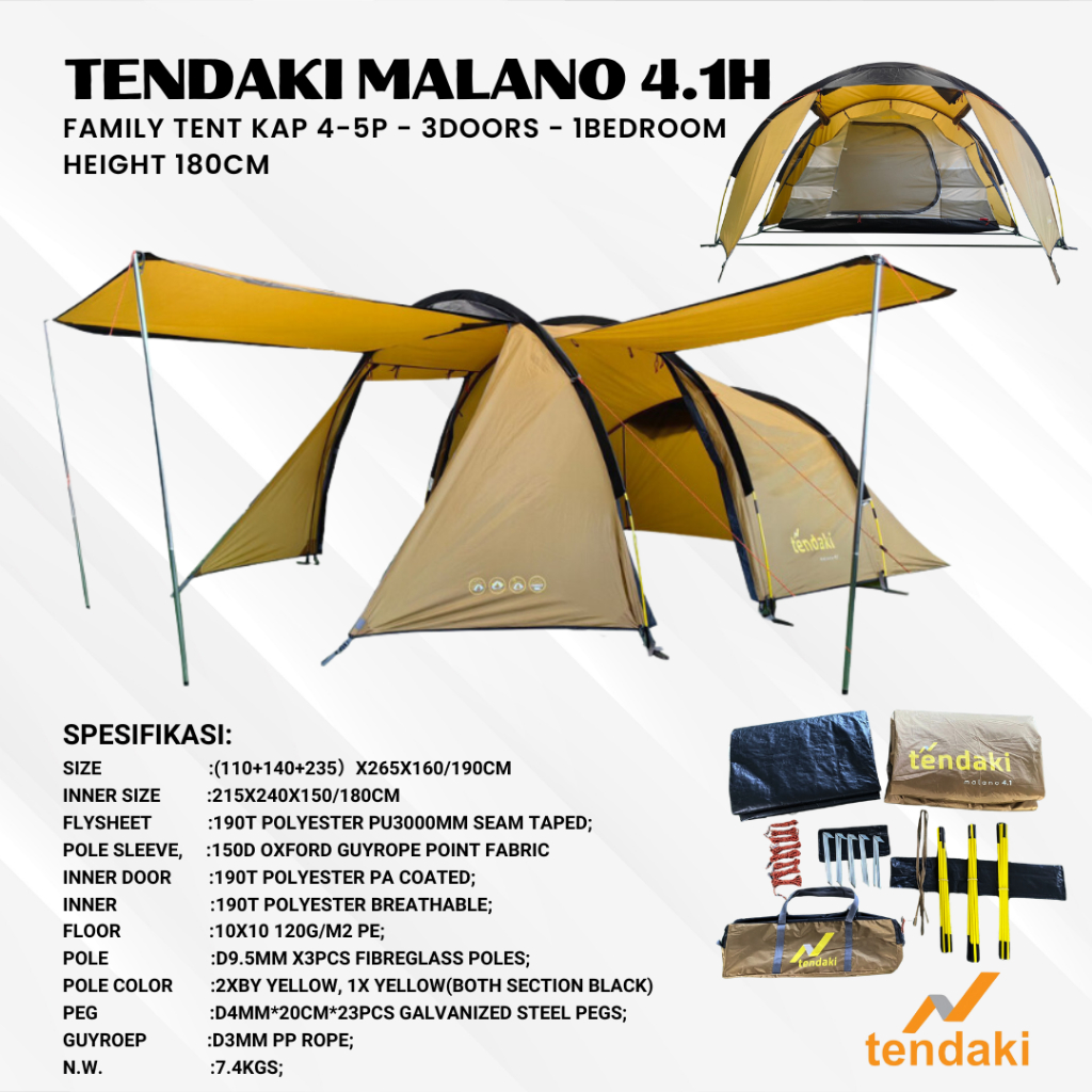 Jual TENDA MOLUCCAS 6 PRO | TENDA MALANO 4.1 | GREAT OUTDOOR JAVA 6 ...