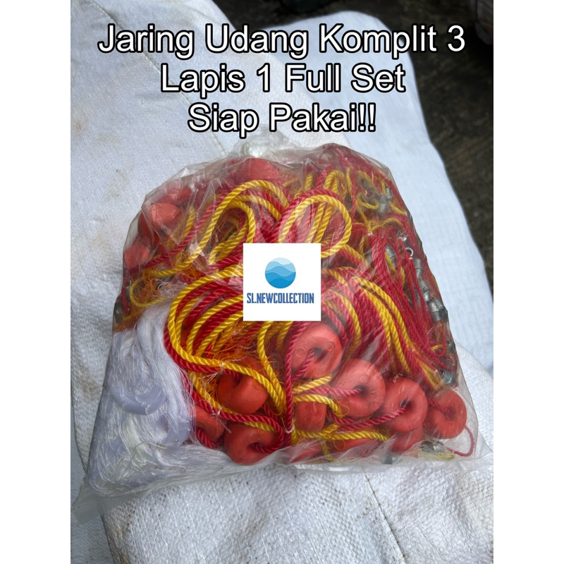 Jual JARING UDANG Siap Pakai Lengkap Komplit Set 3 Lapis BAGUS MURAH ...