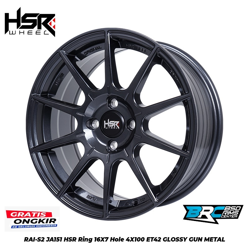 Jual VELG BUAT MOBIL MAZDA 2 RING 16X7 4X100 HSR RAI-S2 JA151 | Shopee Indonesia