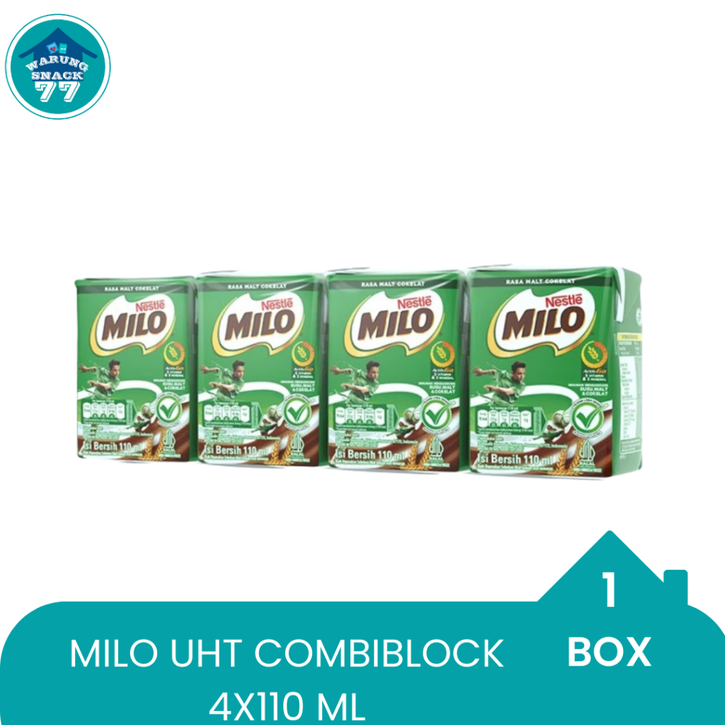 Jual MILO UHT COMBIBLOCK 110 ML SLOP | Shopee Indonesia
