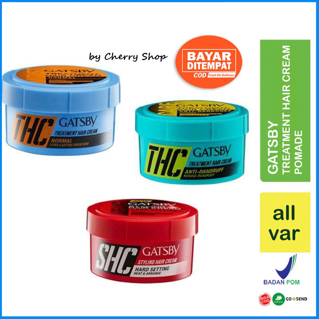 Jual [POMADE | BPOM] GATSBY THC TREATMENT HAIR CREAM NORMAL | ANTI ...