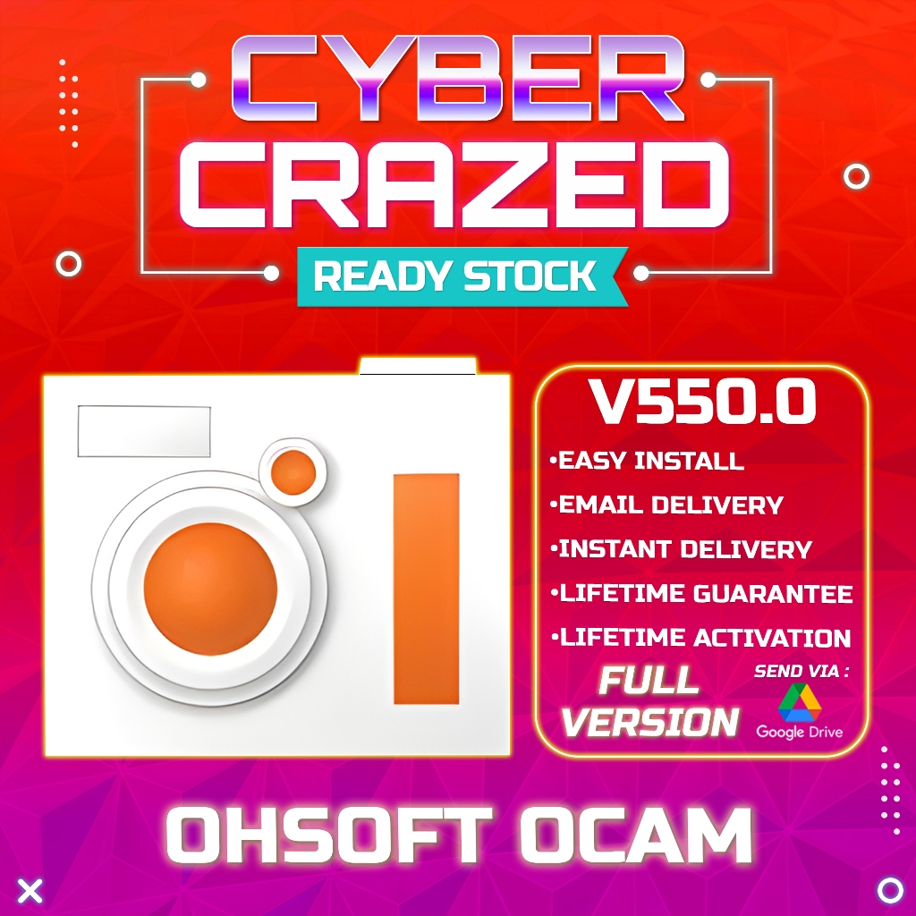 Jual OhSoft OCam Screen Recorder 550.0 Full Version (Versi Terbaru) | Shopee Indonesia