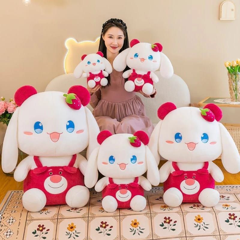 Jual Boneka Cinamoroll strawberry kostum lotso Bahan Yelvo Premium ...