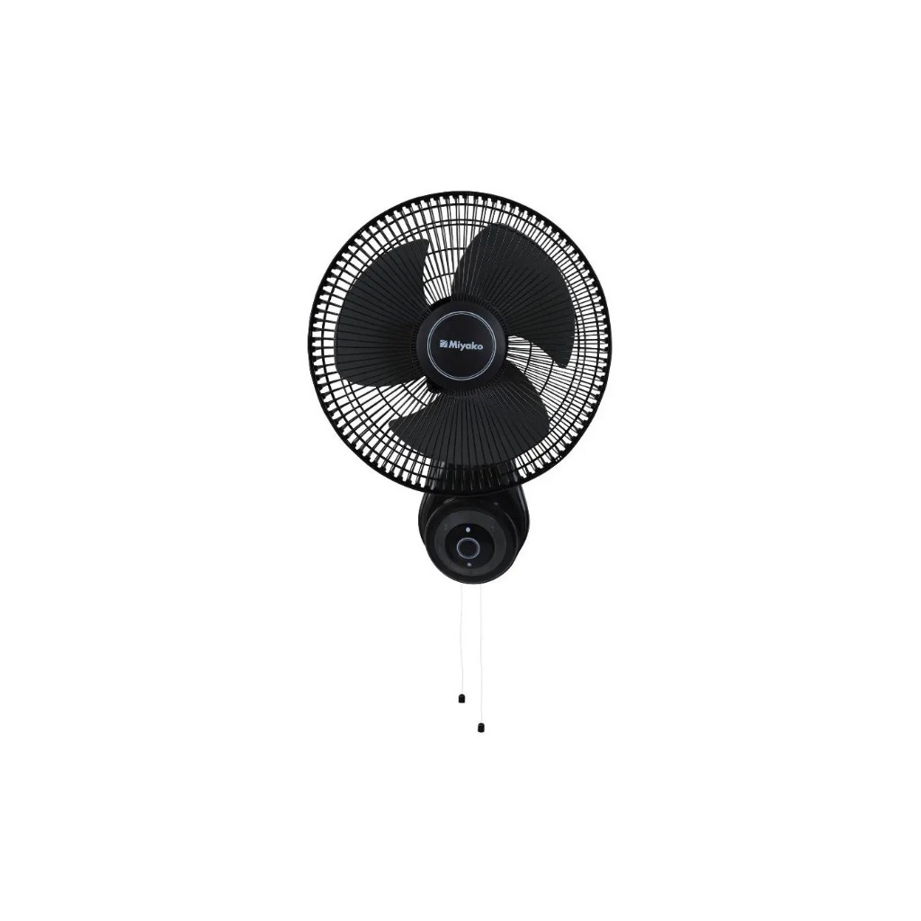 Jual Kipas Angin Dinding/Wall Fan Miyako 1262 GB Hitam 12 Inch | Shopee ...