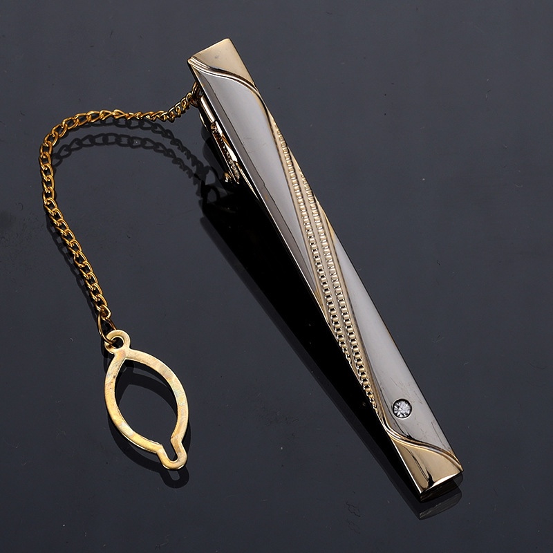 Jual KIAMA - Jepit Dasi Penjepit Dasi Elegant Pin Tie Rantai Pria Free ...