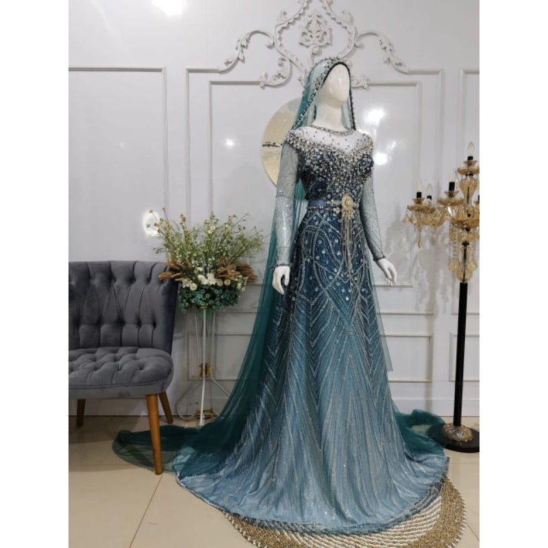 Jual KEBAYA STORE21 NEW GAUN SLIM DRES MODERN | Shopee Indonesia