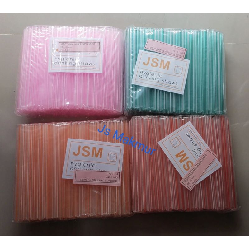 Jual SEDOTAN bubble tea boba/minuman ice jus 6ml isi 100 pcs | Shopee ...