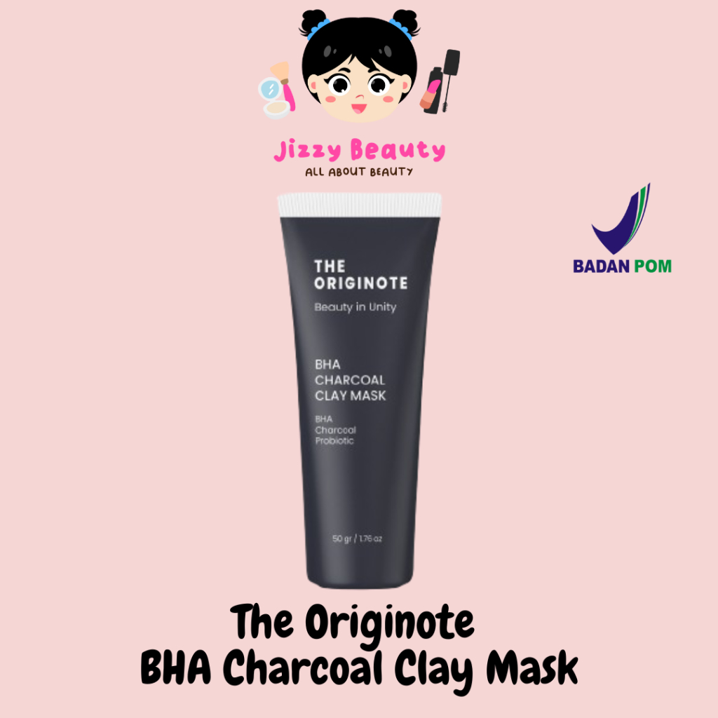 Jual Jizzy Beauty - The Originote BHA Charcoal Clay Mask - Masker Wajah ...