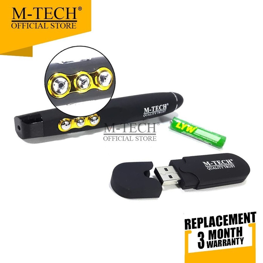 Jual M-tech VP-810 / PP-810 / PP810 Wireless Laser Pointer / Presenter ...