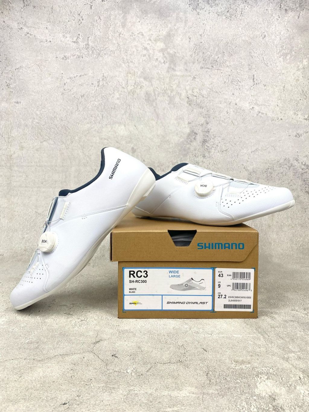 Jual Sepatu Road Bike Shimano SH-RC300 Wide White | Shopee Indonesia