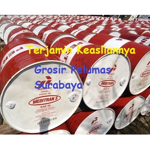 Jual ORIGINAL Pertamina Meditran S 40 S40 sae 40 diesel engine oil drum ...