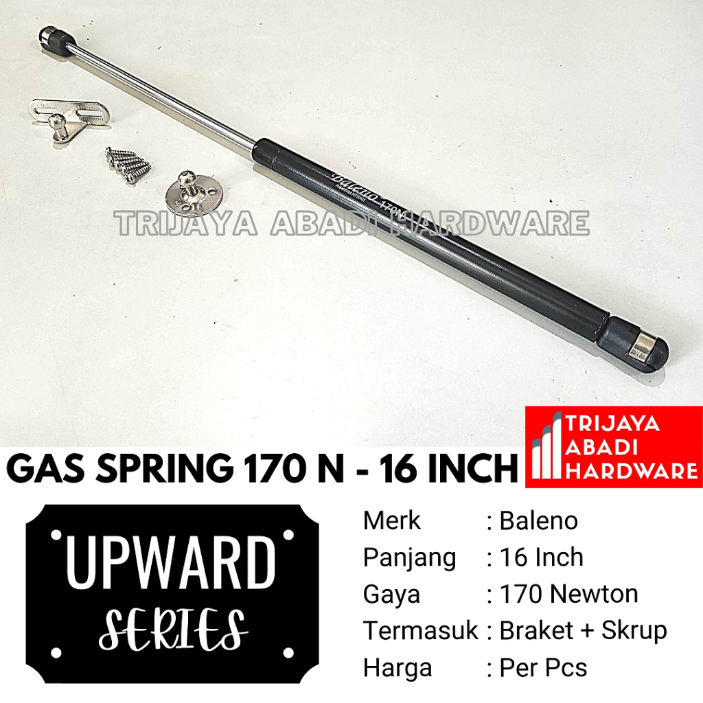Jual Gas Spring 170N - 16 inch Hidrolik Pintu Kabinet Baleno | Shopee ...