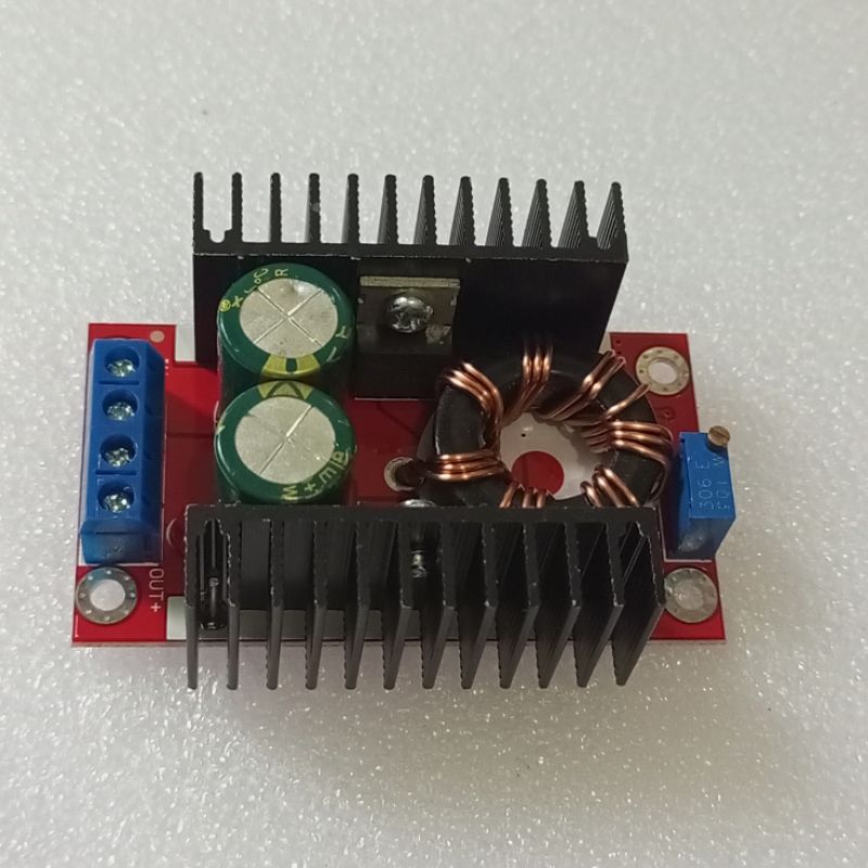 Jual Step up Boost Converter 150W DC-DC Step Up Module Output: 12-35V ...