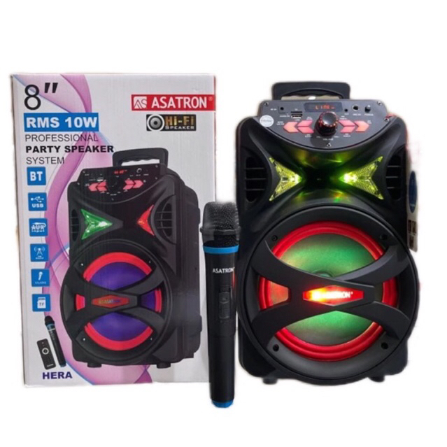 Jual ASATRON Speaker Bluetooth Hera - 8” | Shopee Indonesia