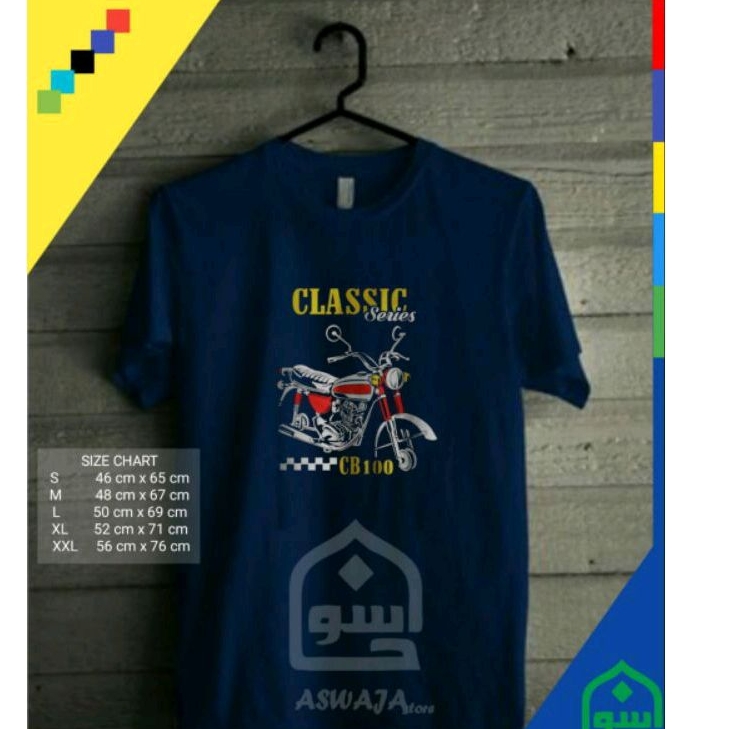Jual KAOS MOTOR CB100 CLASSIC SERIES MOTOR ANTIK KEREN | Shopee Indonesia