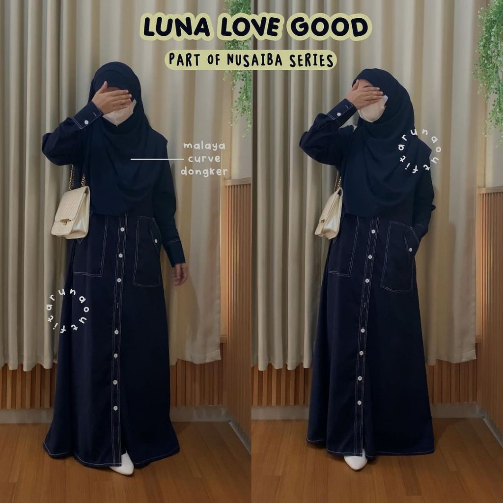 Jual NUSAIBA ABAYA BY ARUNAOUTFIT | Shopee Indonesia