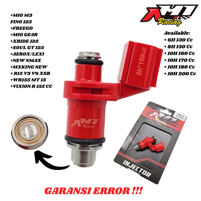 Jual Injector Injektor AH1 Racing WR 155 New Nmax Aerox Old Aerox New ...
